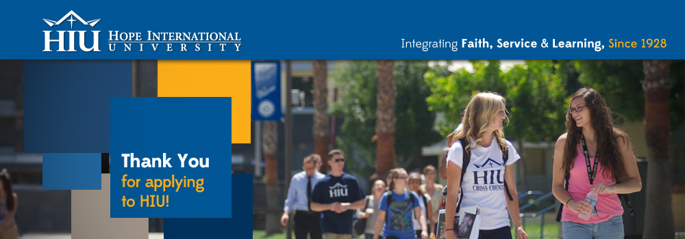 Hope International University | On-Campus Undergraduate Application ...